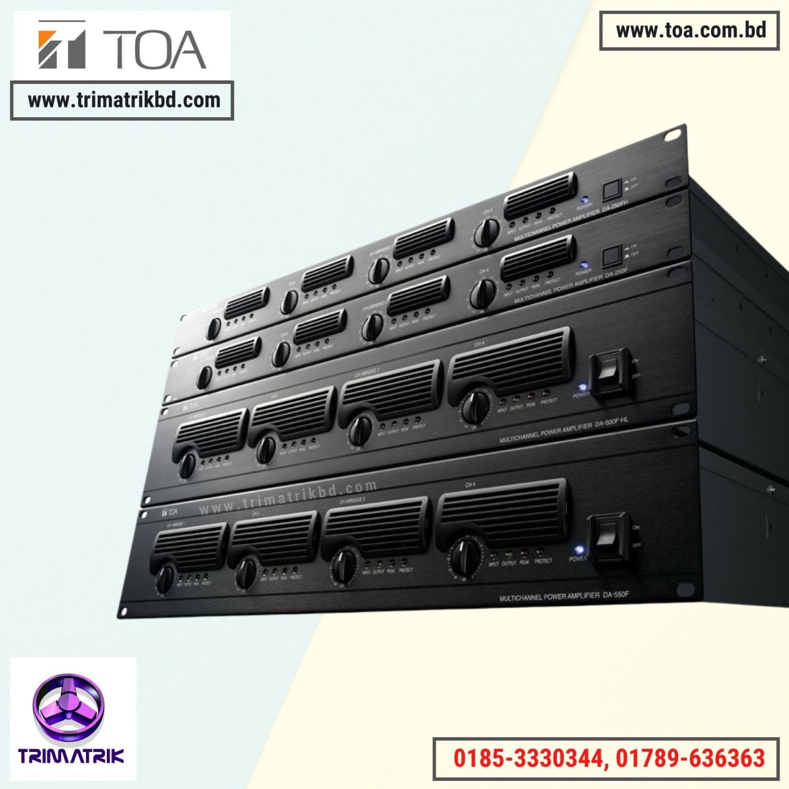 TOA TZ-606B 60Watts Column Speaker System | TRIMATRIK